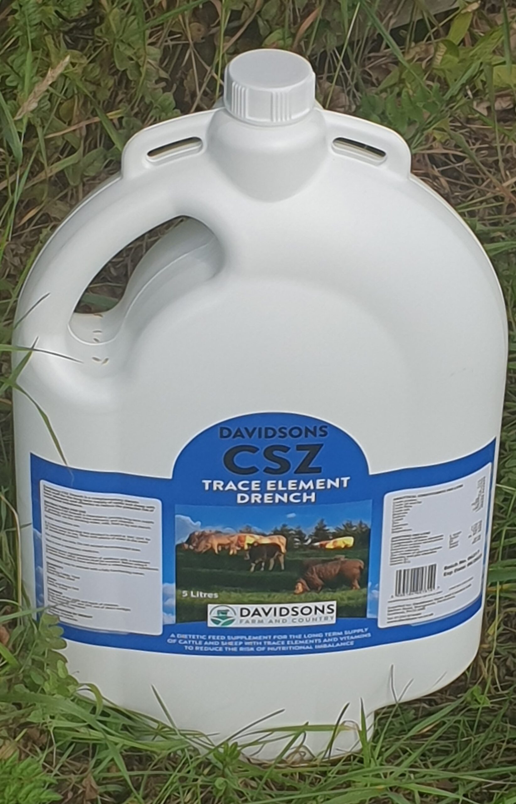 Davidsons CSZ Trace Element Drench 5L - Davidsons Farm & Country