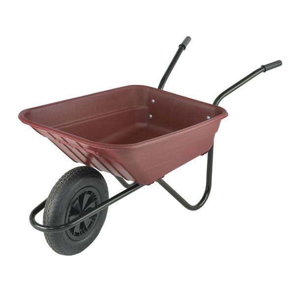 Walsall Shire Wheelbarrow Burgundy - Davidsons Farm & Country