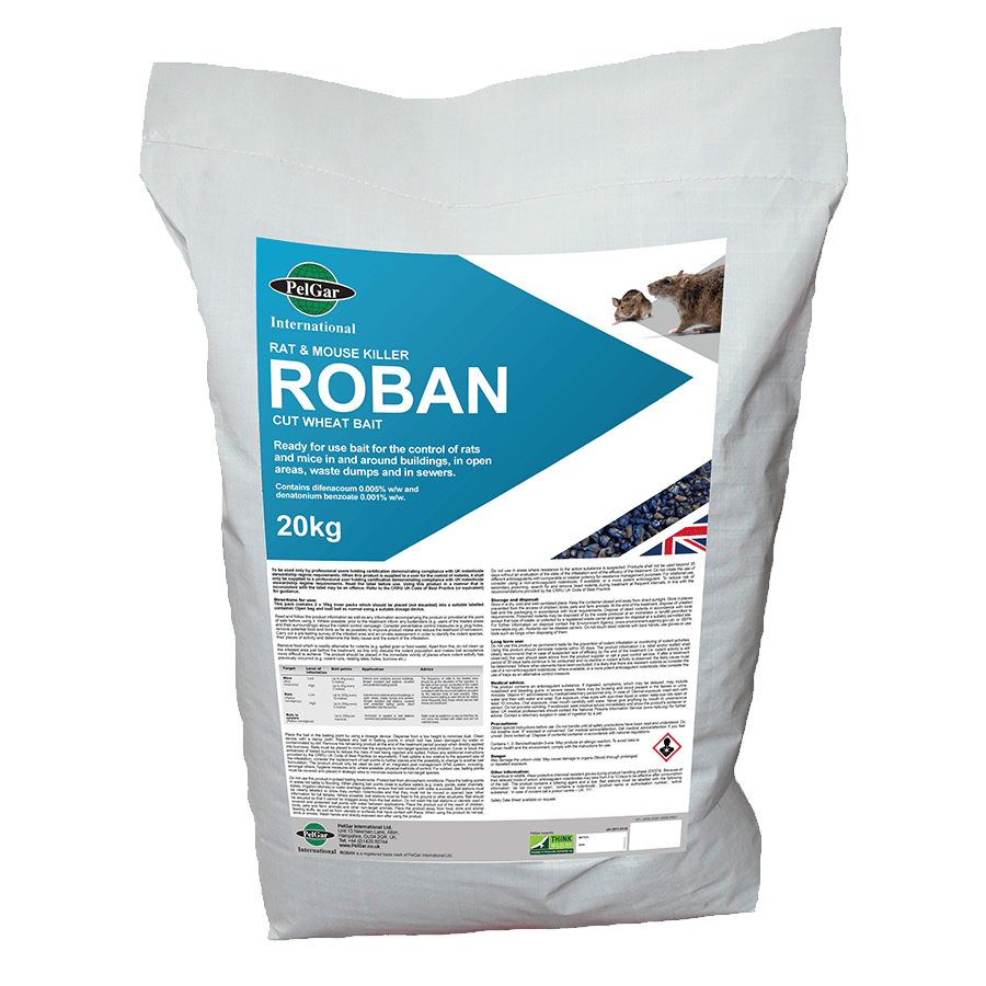 Roban Whole Wheat Bait 20kg (2 x 10kg) - Davidsons Farm & Country
