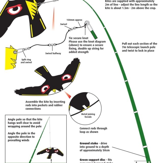 Portek Terror Kite Bird Scarer complete Kit - Davidsons Farm & Country